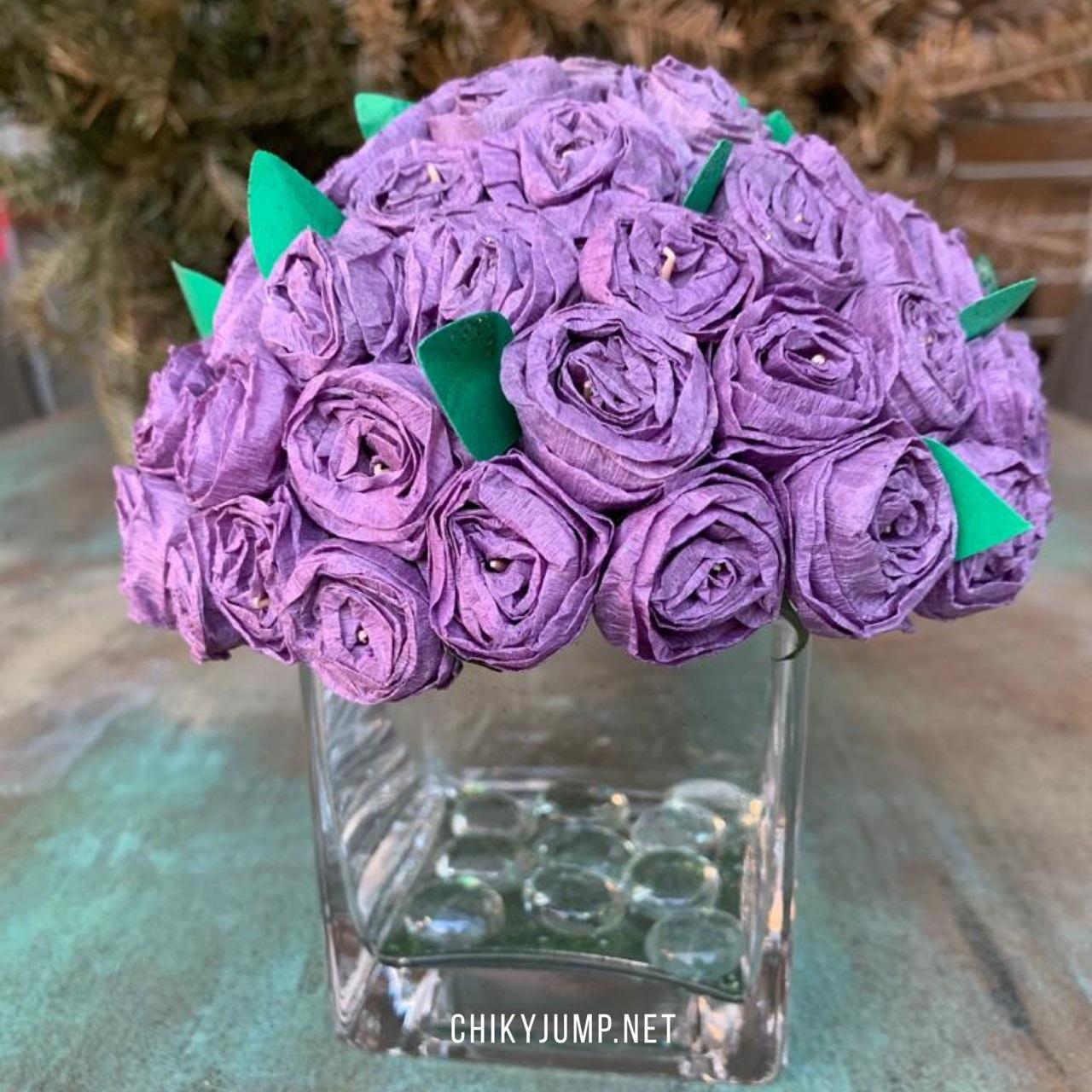 Paper Flower Centerpieces Rental Chikyjump Party Rental